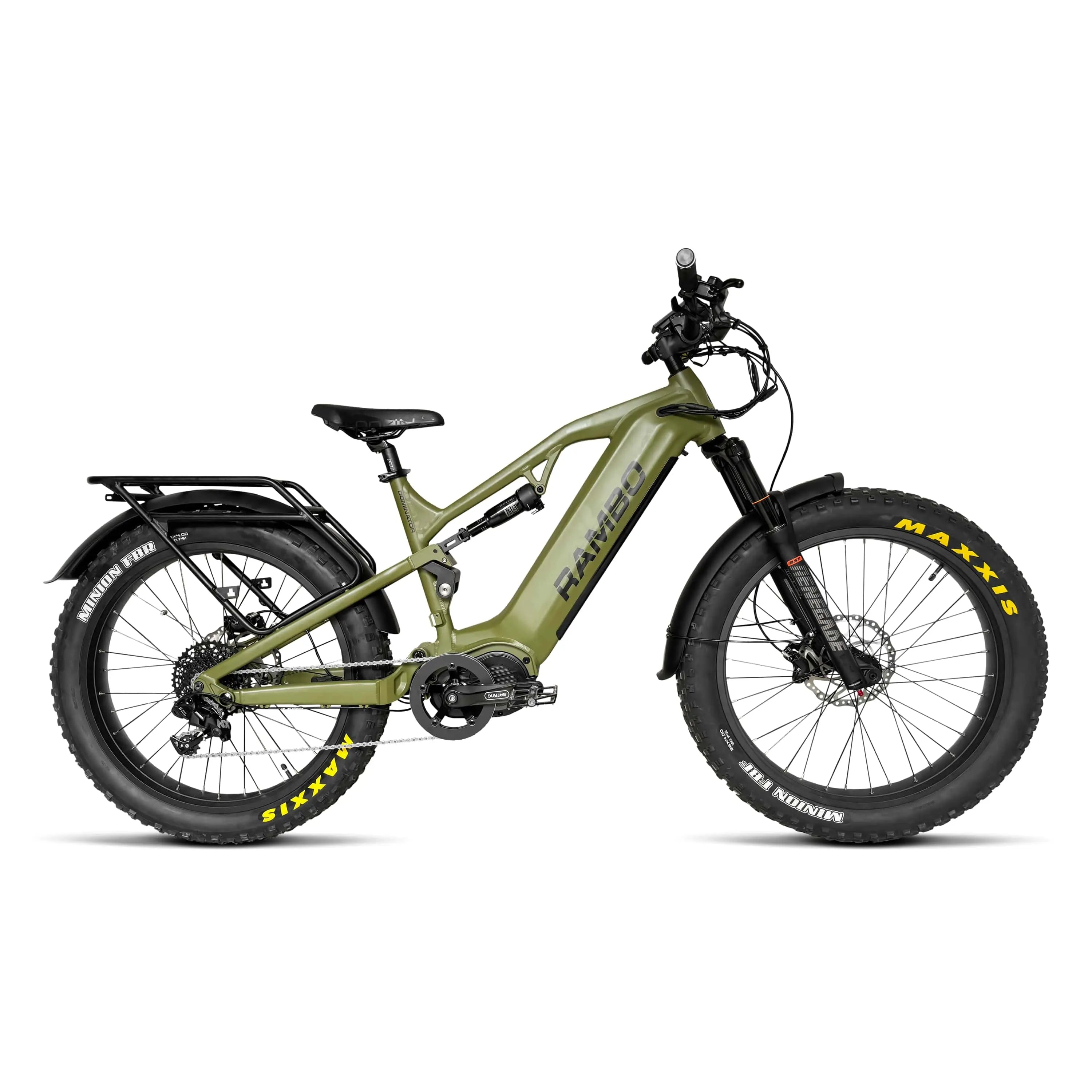 Rambo Dominator UD 1000W Full Suspension Electric Hunting Bike – Belcopia